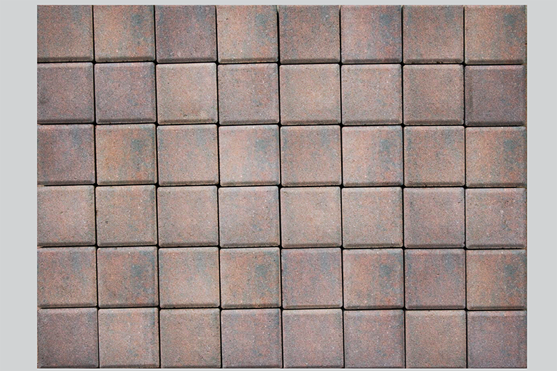 Zámková betonová dlažba UNIHOLAND 80 mini AQUA Červeno-černá | KB-BLOK E-shop